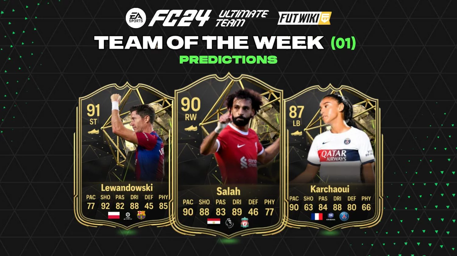 EA Sports FC 24 - TOTW 01 Predictions - Team of the Week potential IN ...