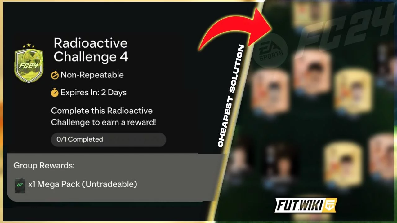 EA Sports FC 24 - Radioactive Challenge 4 SBC - Cheapest Solution • FUT ...