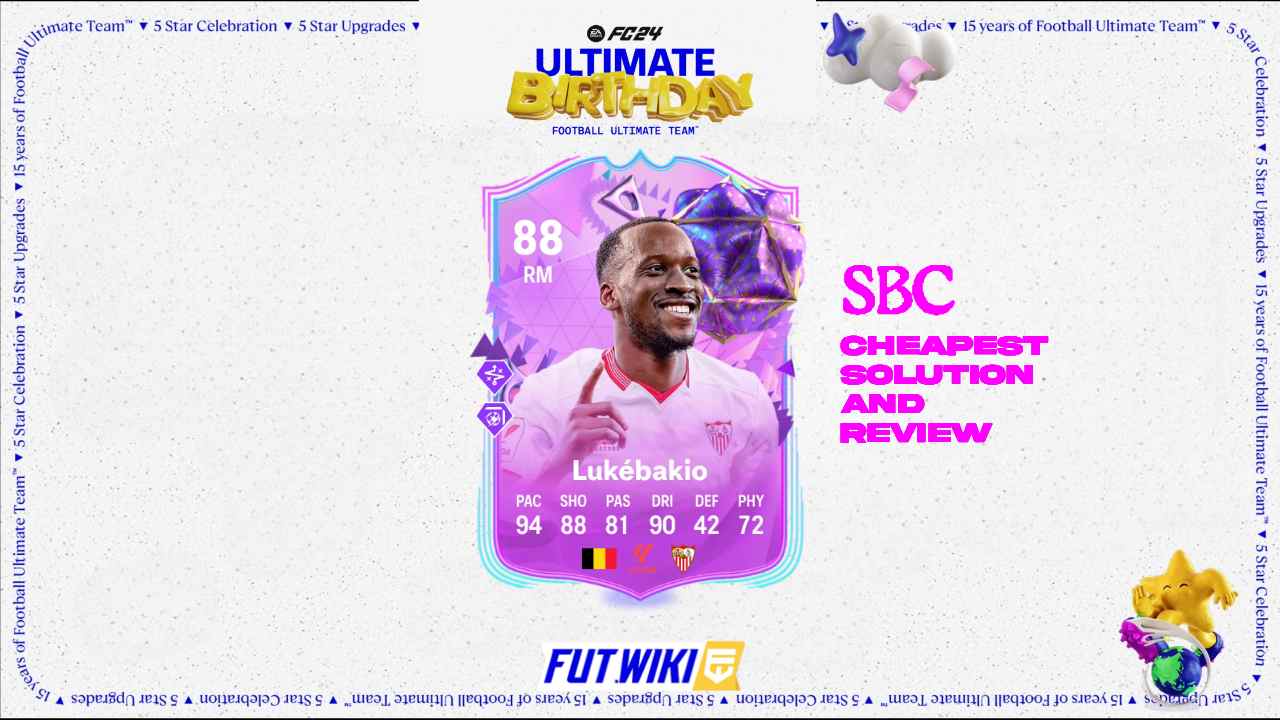 EA Sports FC 24 - 88 rated Dodi Lukebakio Ultimate Birthday SBC ...