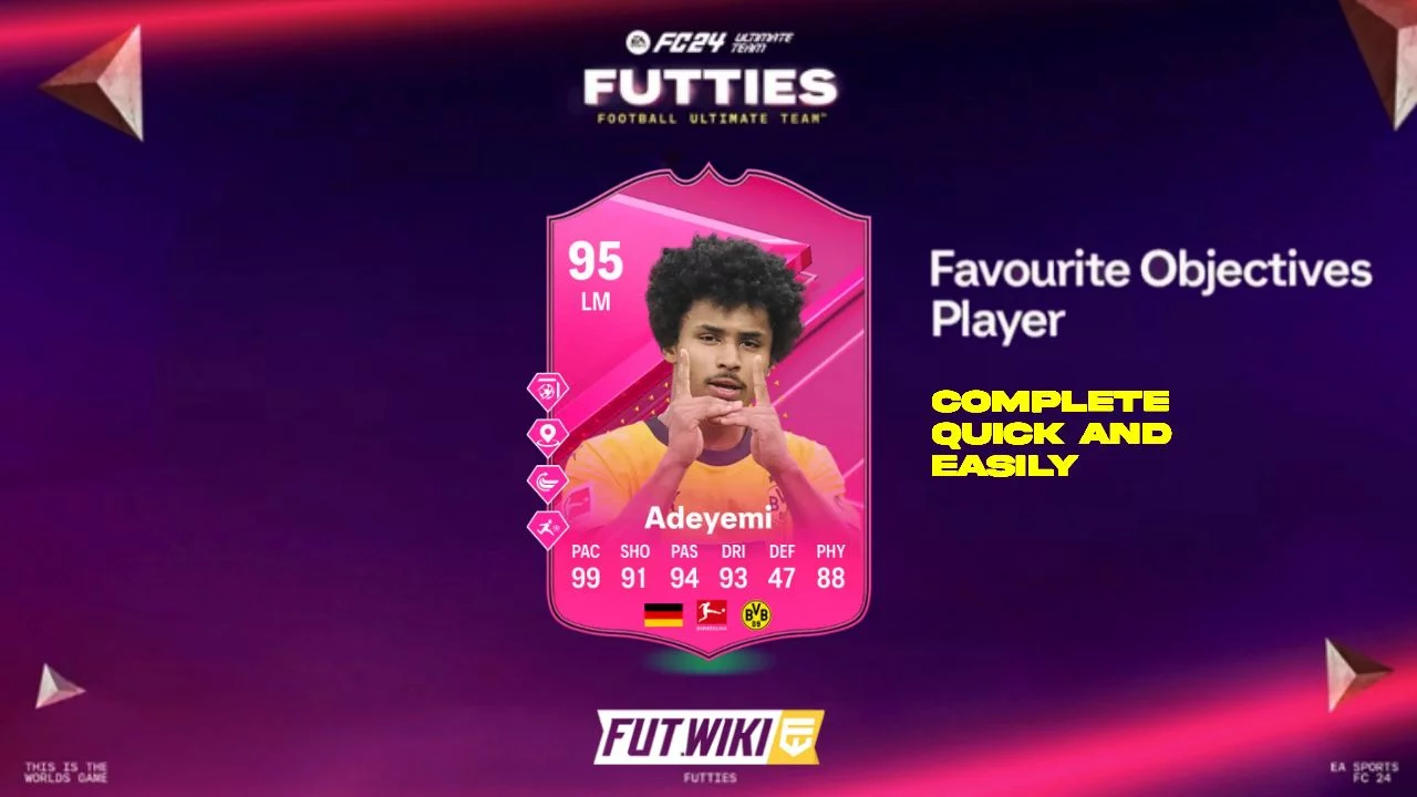 EA Sports FC 24 - Karim Adeyemi Futties objectives player – How to ...