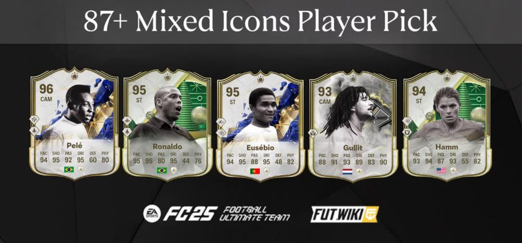 EA Sports FC 25 - List of all the Players which can be packed from 87+ Mixed Icons Player Pick ...