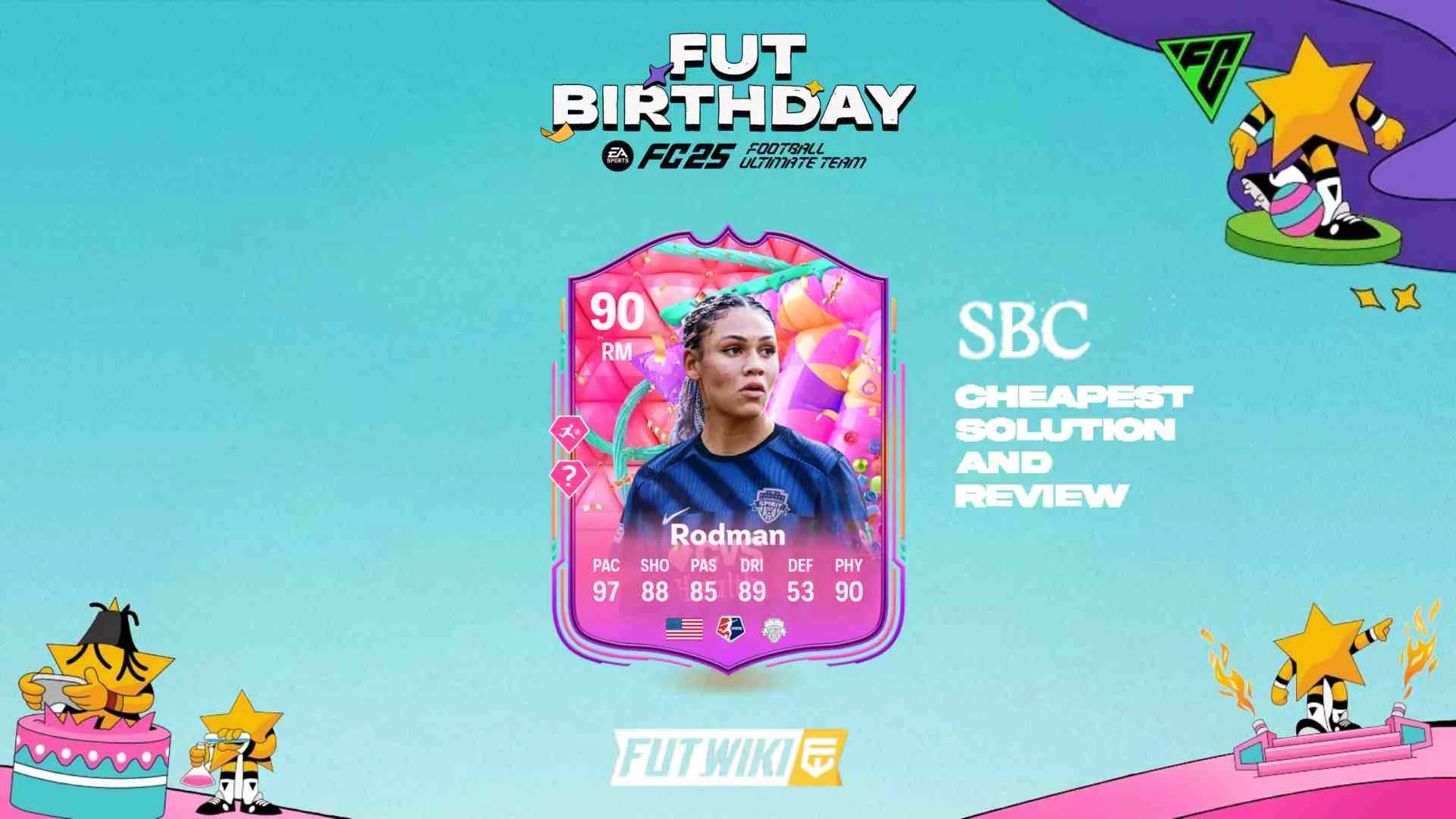 EA Sports FC 25 - 90 rated Trinity Rodman FUT Birthday SBC cheapest ...