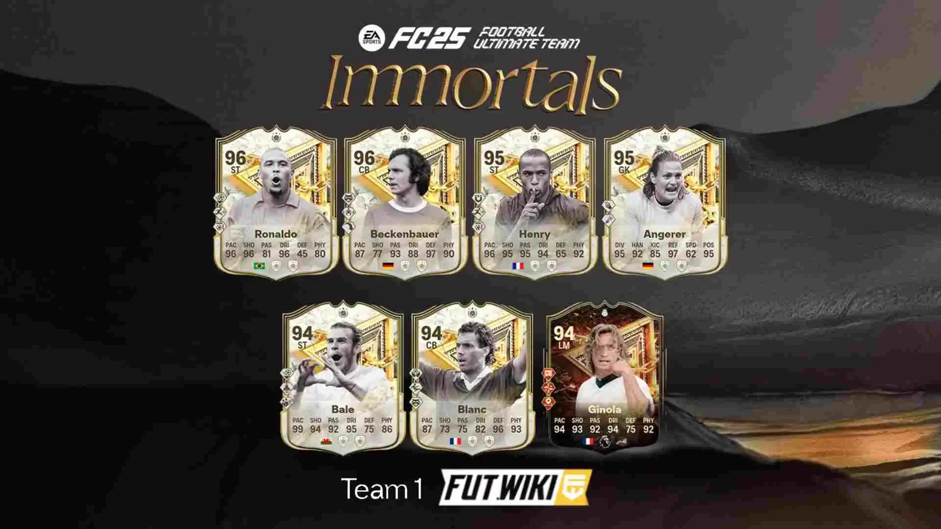 EA Sports FC 25 - Immortals Icons & Heroes Team 1 promo : Official players list • FUT.WIKI